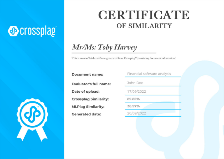 How to check for plagiarism - Crossplag